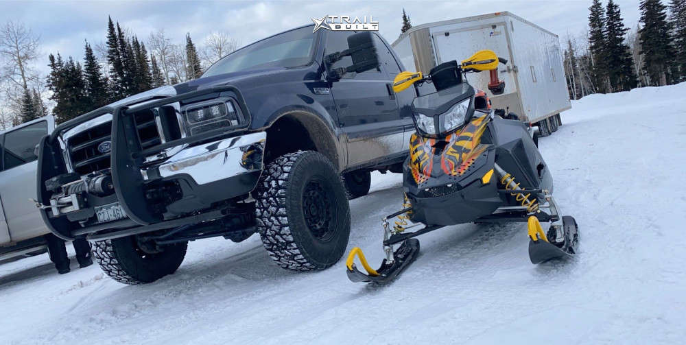2002 Ford F-250 Super Duty Wheel Offset Aggressive > 1" Outside Fender ...