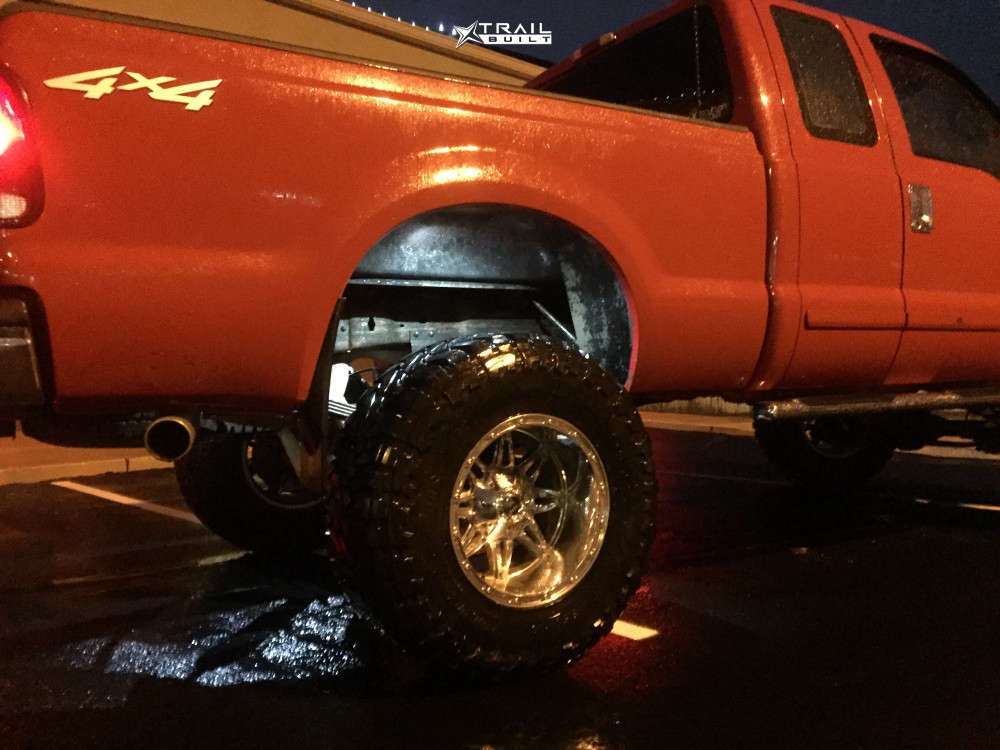 2001 Ford F-250 Super Duty Wheel Offset Aggressive > 1" Outside Fender ...