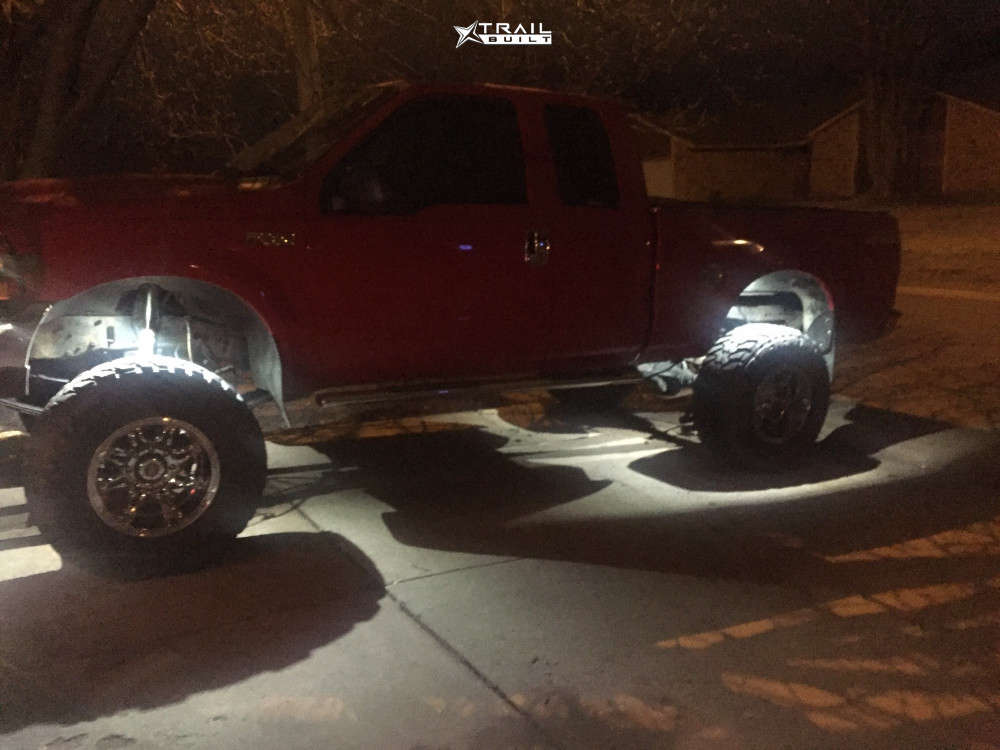 2001 Ford F-250 Super Duty Wheel Offset Aggressive > 1" Outside Fender ...