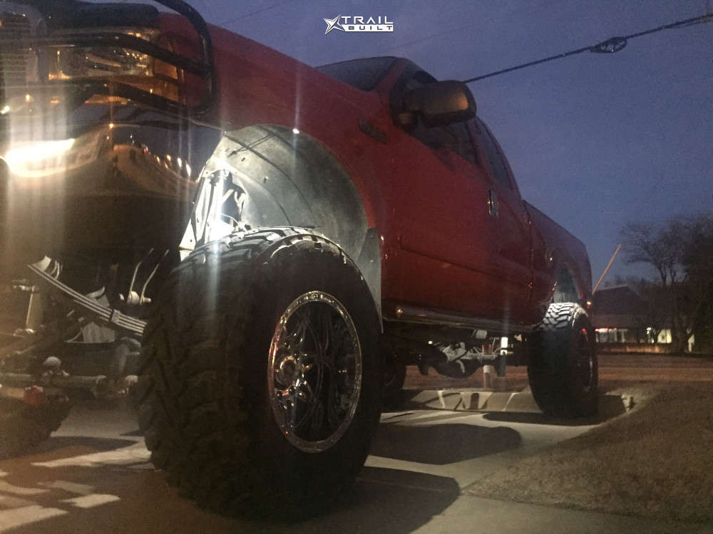 2001 Ford F-250 Super Duty Wheel Offset Aggressive > 1" Outside Fender ...