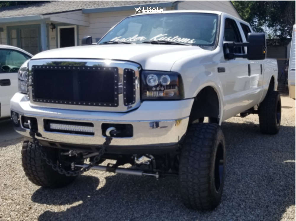 2007 Ford F-250 Super Duty Wheel Offset Aggressive > 1" Outside Fender ...