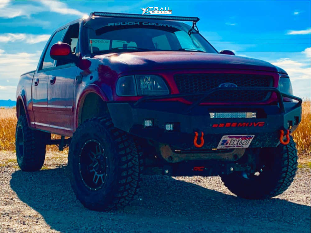 2001 Ford F-150 Wheel Offset Slightly Aggressive Suspension Lift 4 ...