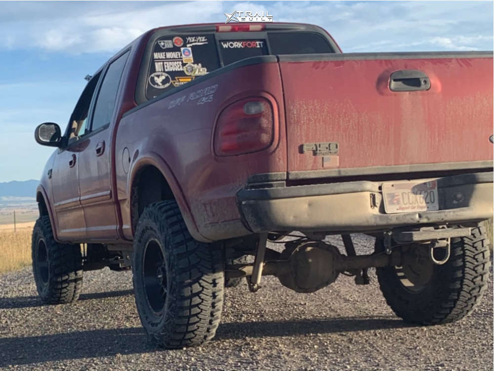 2001 Ford F-150 Wheel Offset Slightly Aggressive Suspension Lift 4 ...