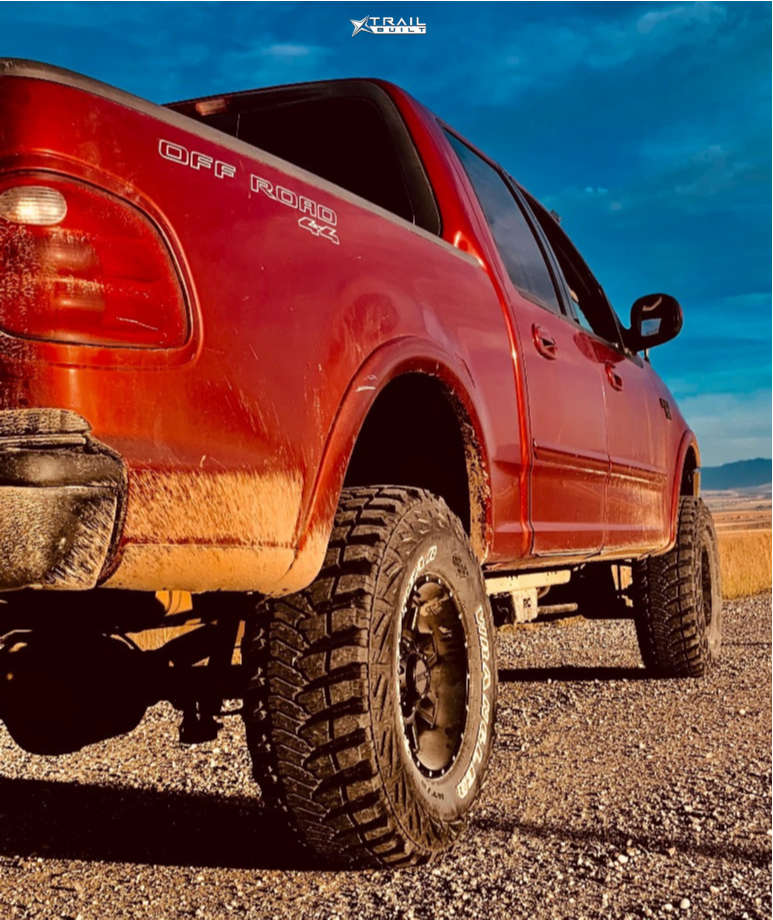 2001 Ford F-150 Wheel Offset Slightly Aggressive Suspension Lift 4 ...