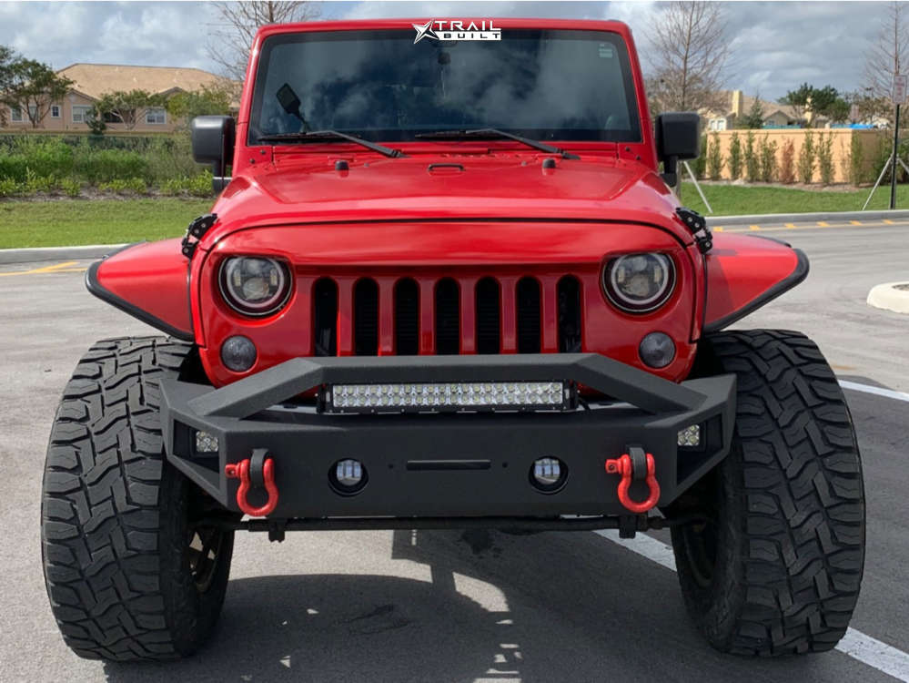 2014 Jeep Wrangler JK Wheel Offset Aggressive > 1" Outside Fender ...