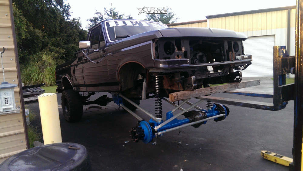 1990 Ford F-350 Wheel Offset Hella Stance >5" Lifted >12" | 821068 ...