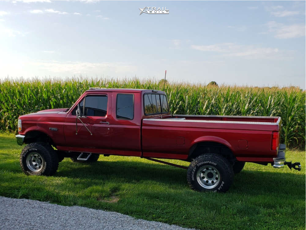 1995 Ford F-250 Wheel Offset Super Aggressive 3"-5" Suspension Lift 6 ...