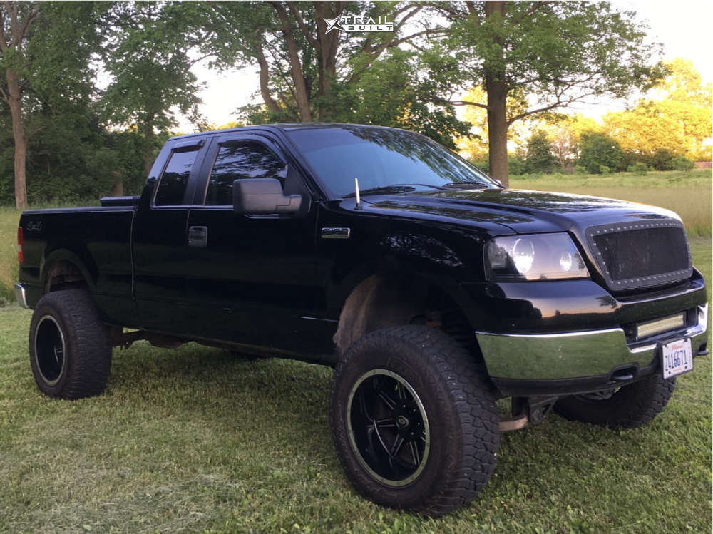 2005 Ford F-150 Wheel Offset Aggressive > 1" Outside Fender Suspension ...