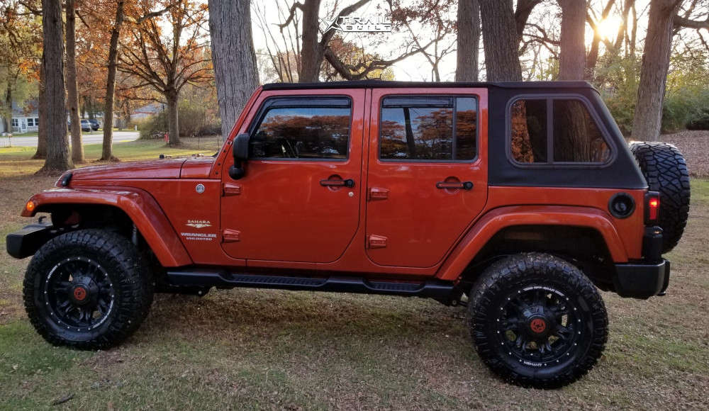 2014 Jeep Wrangler JK Wheel Offset Aggressive > 1" Outside Fender ...