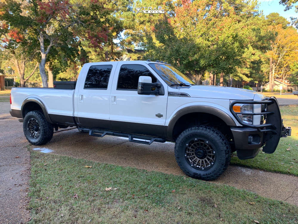 2016 Ford F-250 Super Duty Wheel Offset Slightly Aggressive Leveling ...