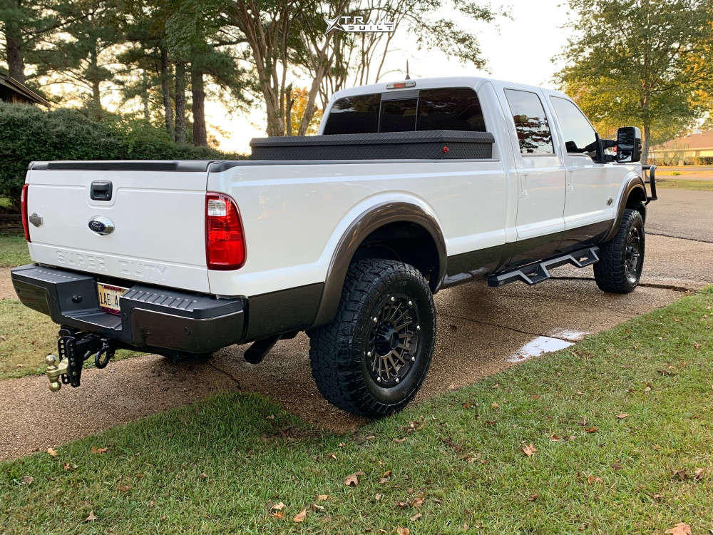 2016 Ford F-250 Super Duty Wheel Offset Slightly Aggressive Leveling ...