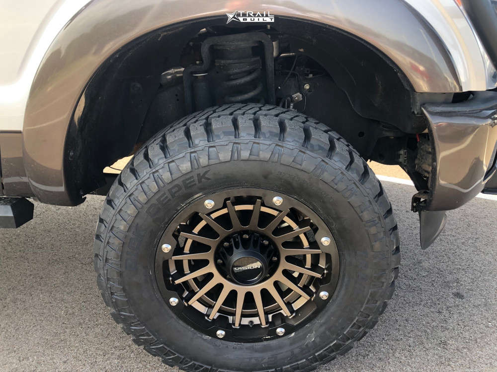 2016 Ford F-250 Super Duty Wheel Offset Slightly Aggressive Leveling ...