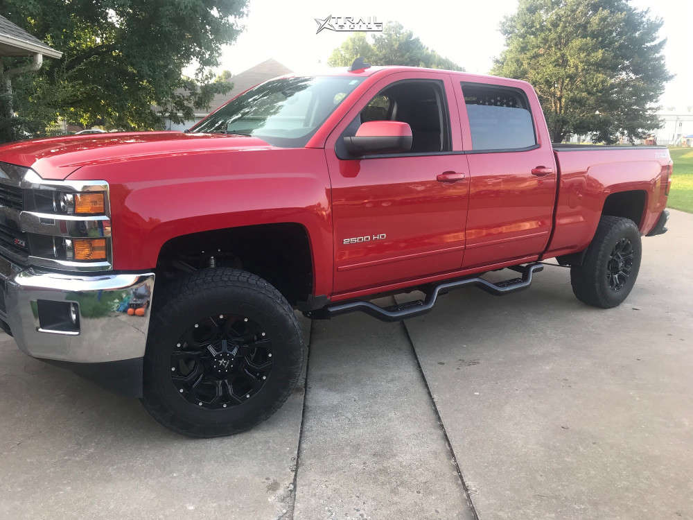 2015 Chevrolet Silverado 2500 HD Wheel Offset Aggressive > 1" Outside ...