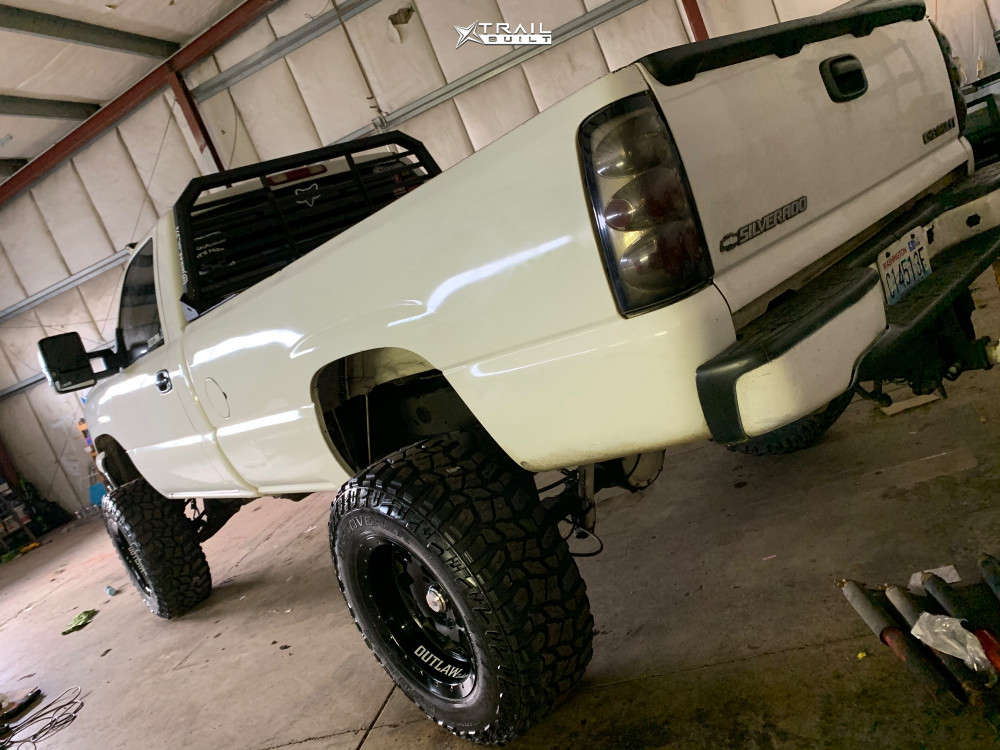 2003 Chevrolet Silverado 1500 Wheel Offset Hella Stance >5" Suspension ...