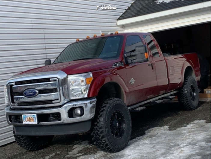2015 Ford F-250 Super Duty Wheel Offset Aggressive > 1" Outside Fender ...