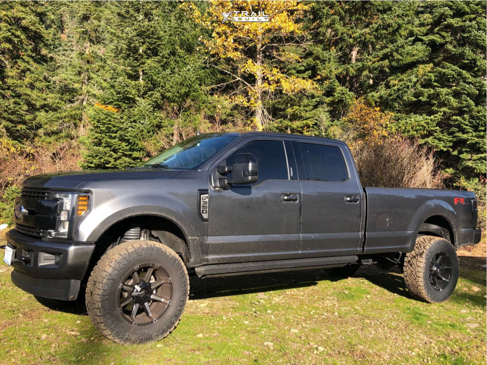2019 Ford F-350 Super Duty Wheel Offset Aggressive > 1" Outside Fender ...