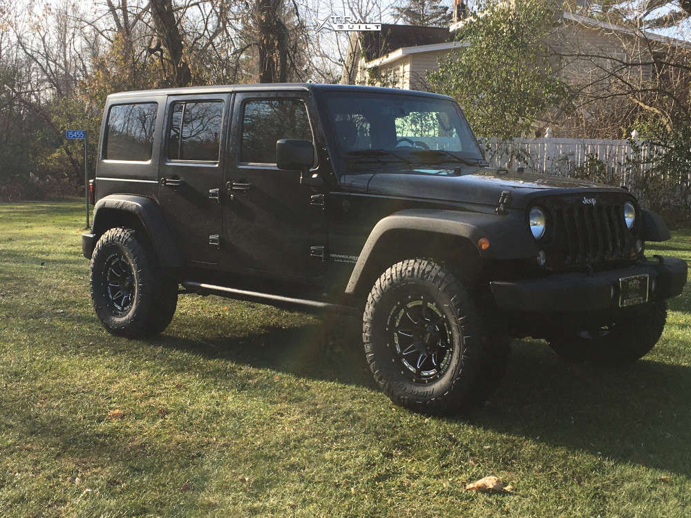 2018 Jeep Wrangler JK Wheel Offset Aggressive > 1" Outside Fender ...