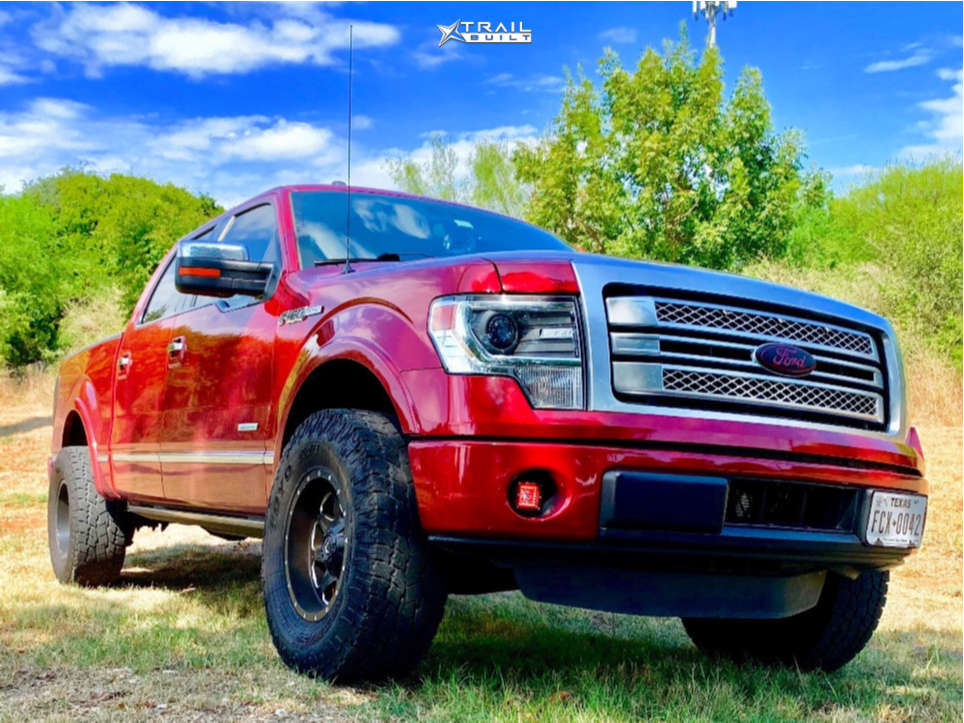 2014 Ford F-150 Wheel Offset Aggressive > 1" Outside Fender Leveling Kit | 855263 | TrailBuilt ...