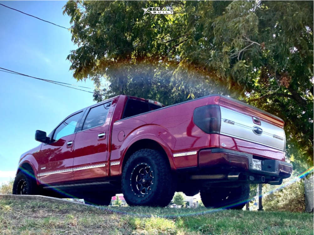 2014 Ford F-150 Wheel Offset Aggressive > 1" Outside Fender Leveling Kit | 855263 | TrailBuilt ...
