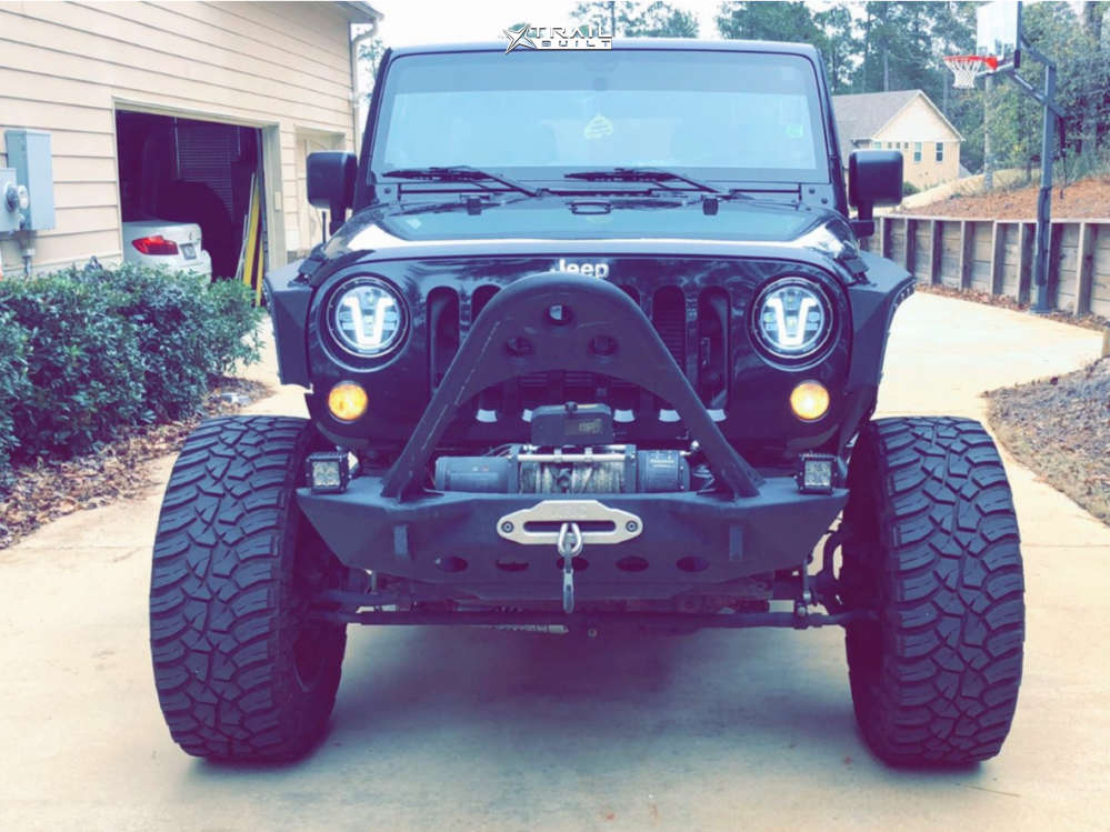 2014 Jeep Wrangler JK Wheel Offset Super Aggressive 3"-5" Suspension Lift 4.5" | 867655 ...