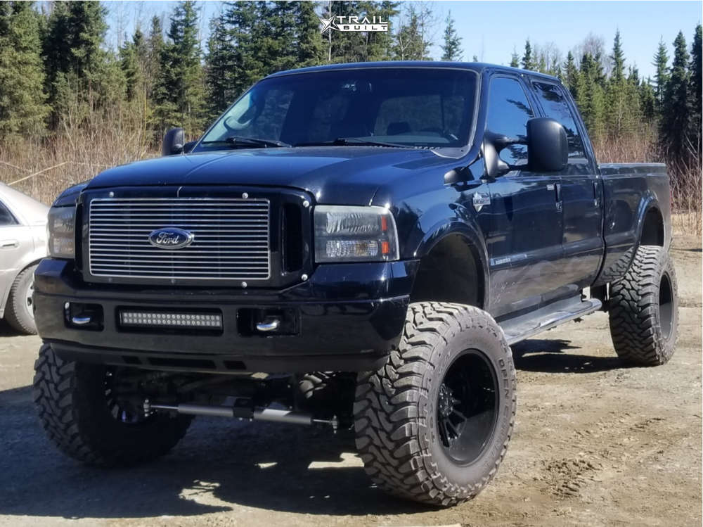 2006 Ford F-350 Super Duty Wheel Offset Aggressive > 1" Outside Fender ...