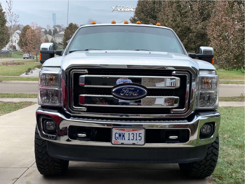 2015 Ford F-250 Super Duty Wheel Offset Aggressive > 1" Outside Fender ...