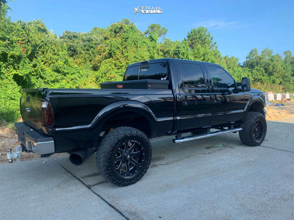 2016 Ford F-250 Wheel Offset Aggressive > 1" Outside Fender Suspension ...