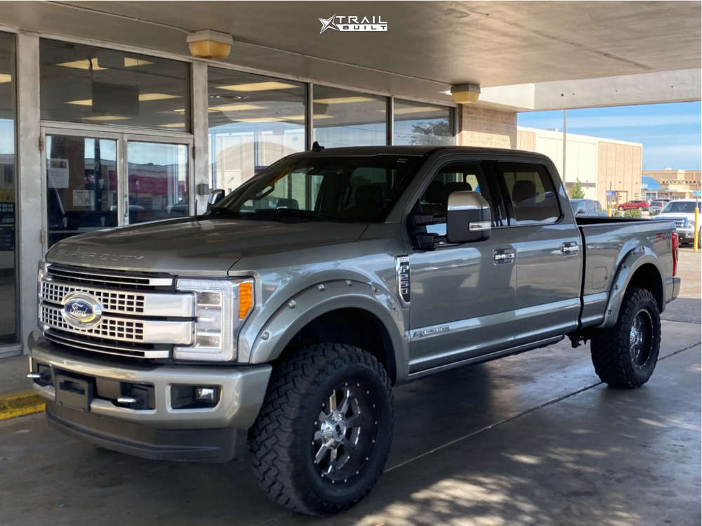 2019 Ford F-250 Super Duty Wheel Offset Hella Stance >5" Leveling Kit ...