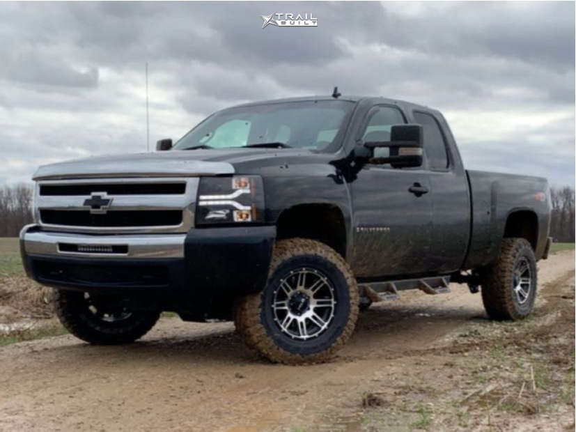 2009 Chevrolet Silverado 1500 Wheel Offset Aggressive > 1" Outside ...