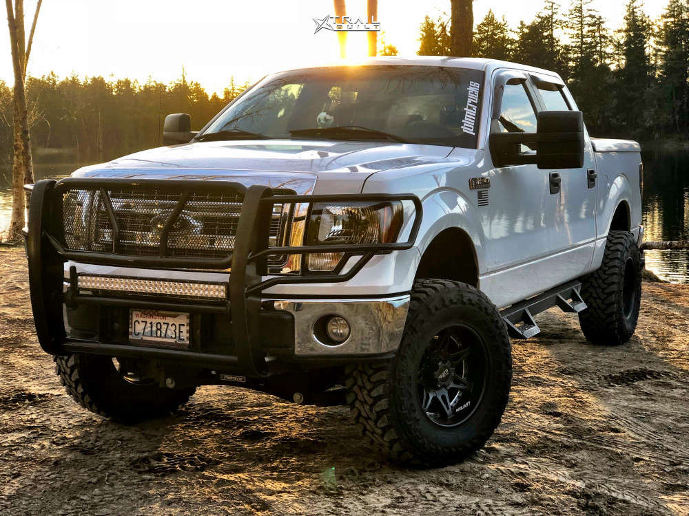 2009 Ford F-150 Wheel Offset Super Aggressive 3"-5" Suspension Lift 6 ...