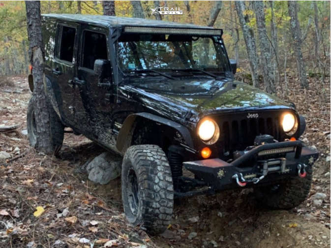 2012 Jeep Wrangler JK Wheel Offset Aggressive > 1" Outside Fender ...