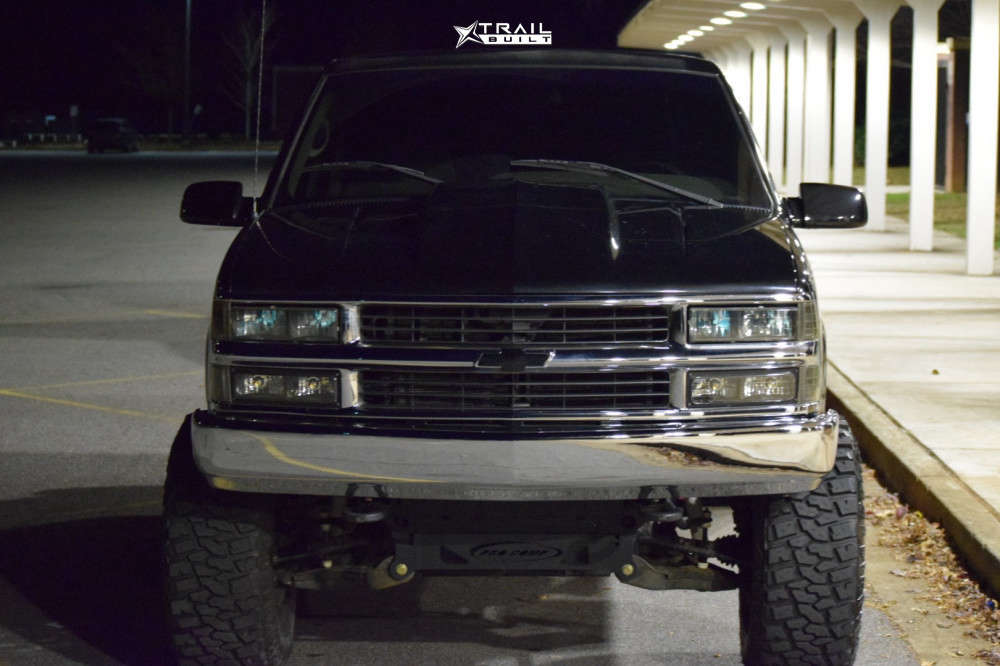 1996 GMC K1500 Wheel Offset Super Aggressive 3"-5" Suspension Lift 6 ...