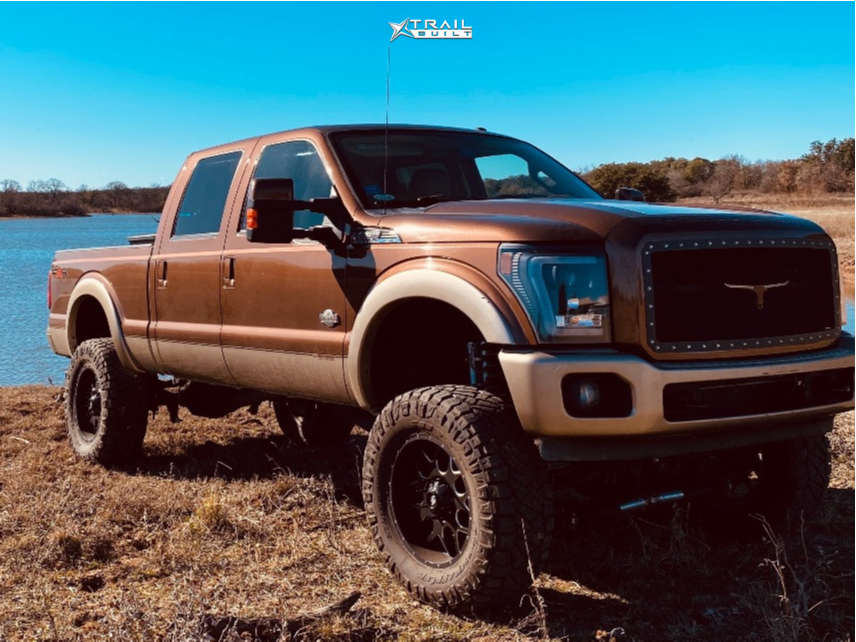 2011 Ford F-250 Super Duty Wheel Offset Aggressive > 1" Outside Fender ...