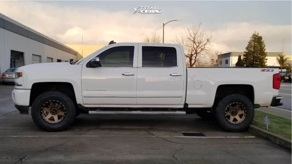 2018 Chevrolet Silverado 1500 Wheel Offset HellaFlush Suspension Lift 3 ...