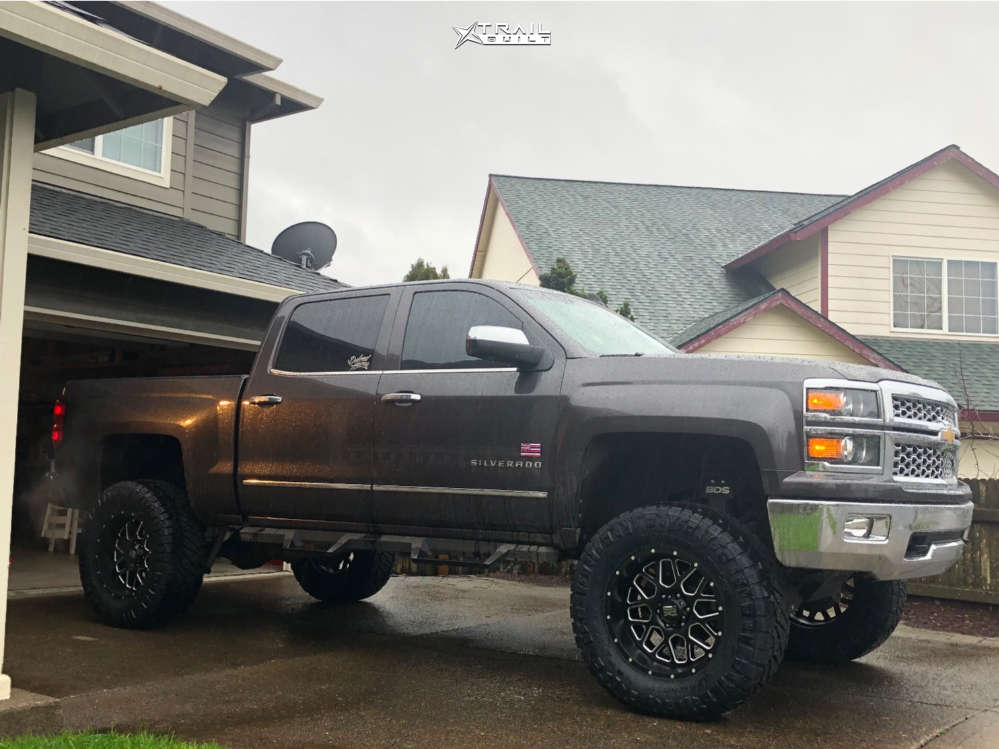 2015 Chevrolet Silverado 1500 Wheel Offset Super Aggressive 3"-5 ...