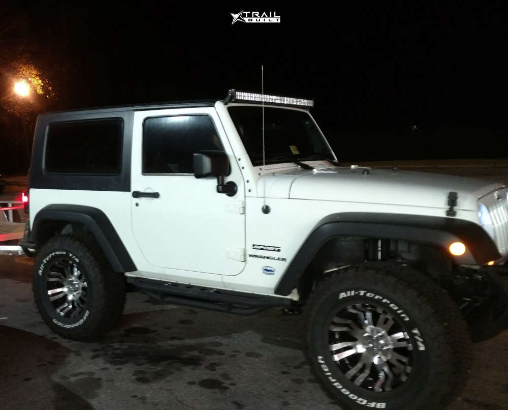2013 Jeep Wrangler JK Wheel Offset Aggressive > 1" Outside Fender ...