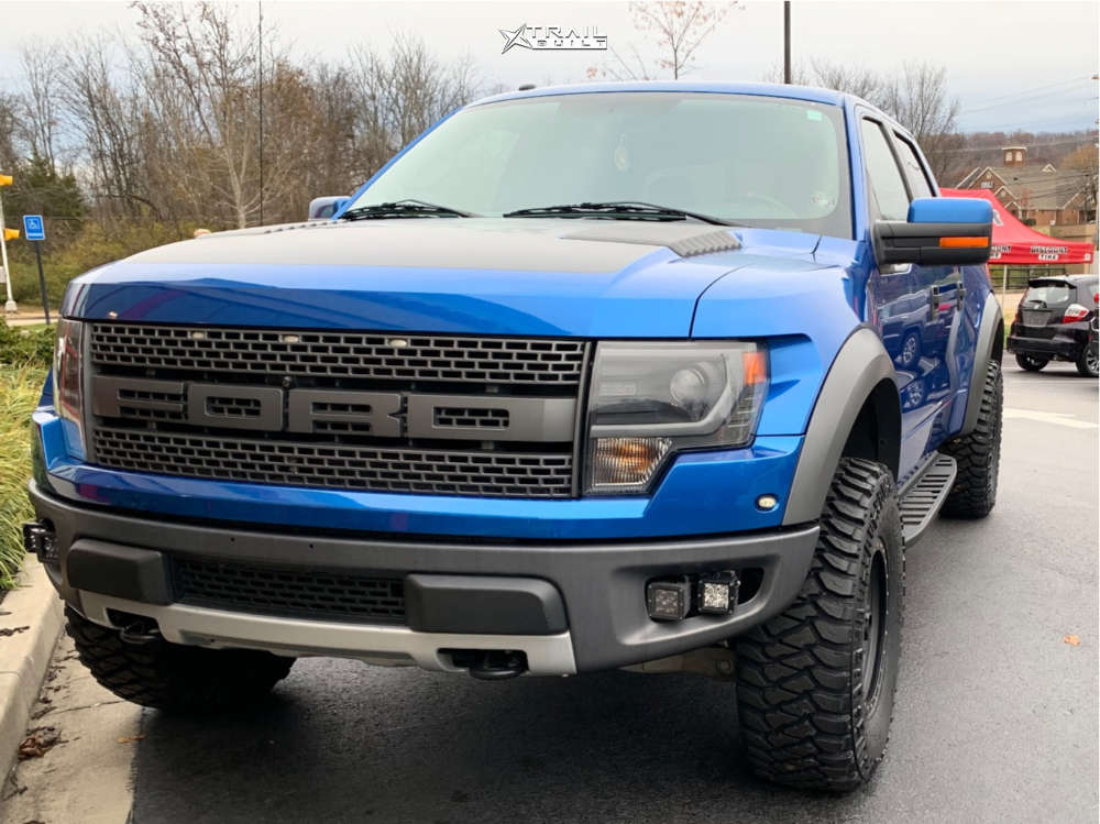 2013 Ford Raptor Wheel Offset Slightly Aggressive Leveling Kit | 882108 ...