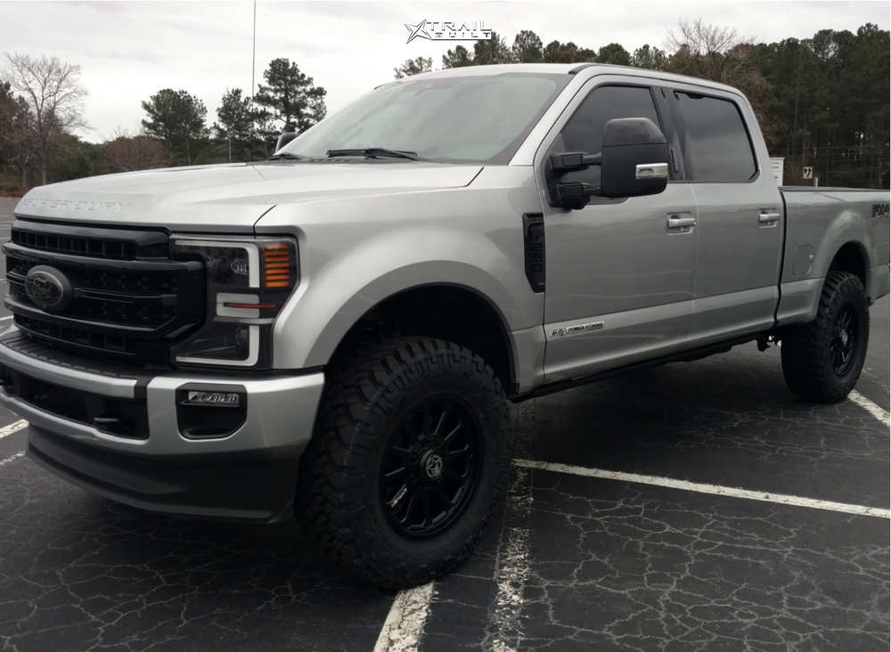 2019 Ford F-250 Super Duty Wheel Offset Aggressive > 1" Outside Fender ...