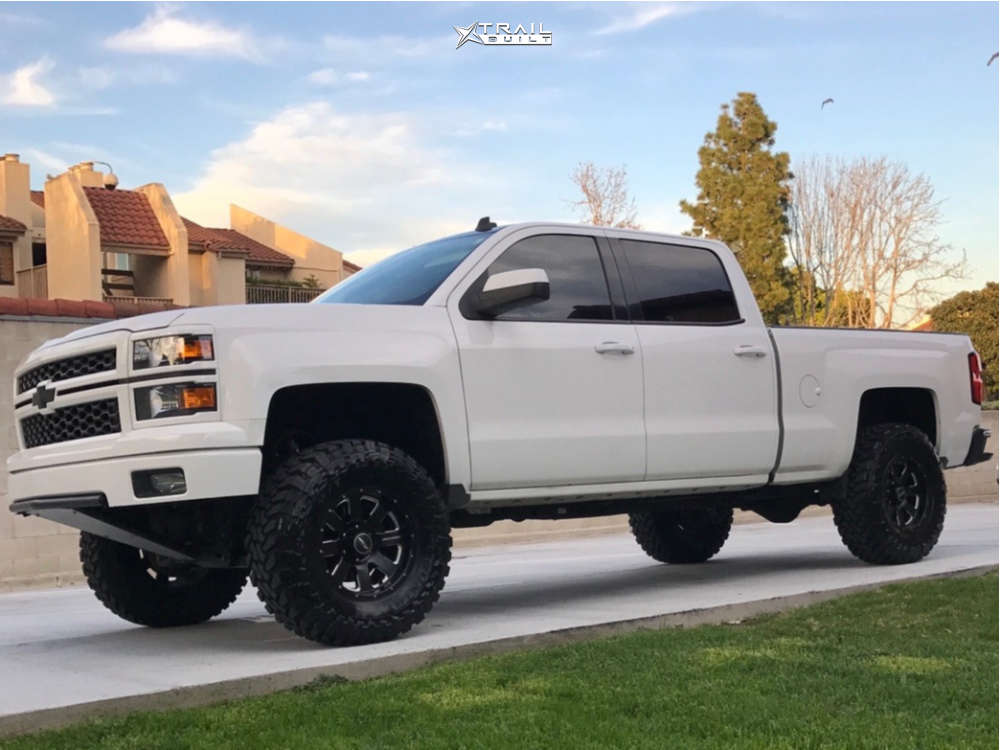 2014 Chevrolet Silverado 1500 Wheel Offset Aggressive > 1" Outside ...
