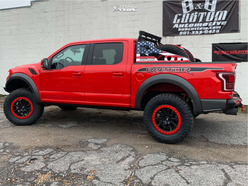2018 Ford Raptor Wheel Offset Slightly Aggressive Suspension Lift 4.5 ...
