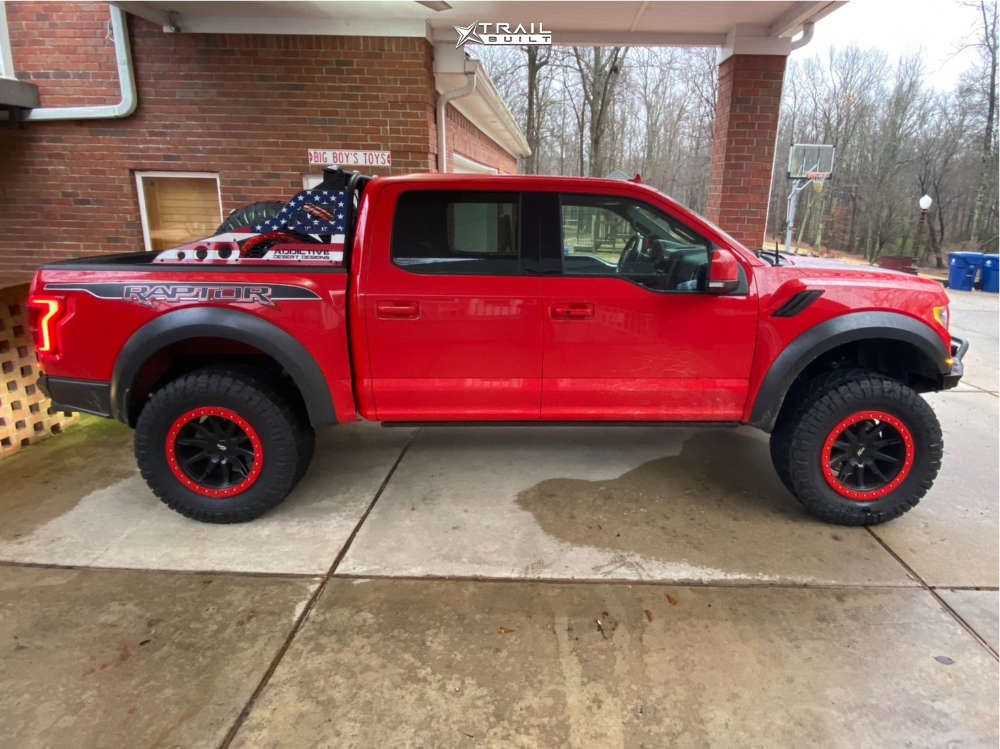 2018 Ford Raptor Wheel Offset Slightly Aggressive Suspension Lift 4.5 ...