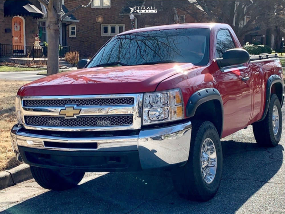 2012 Chevrolet Silverado 1500 Wheel Offset Aggressive > 1" Outside ...