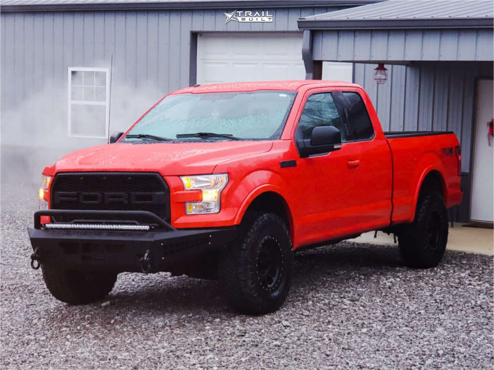 2016 Ford F-150 Wheel Offset Aggressive > 1" Outside Fender Leveling ...