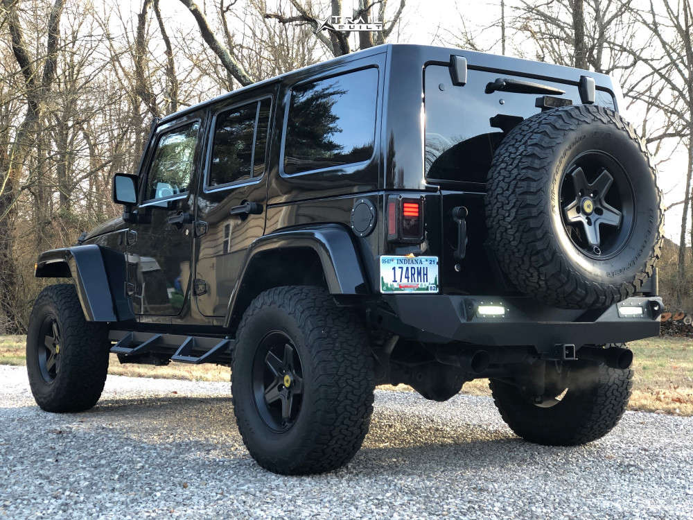 2015 Jeep Wrangler JK Wheel Offset Aggressive > 1" Outside Fender ...