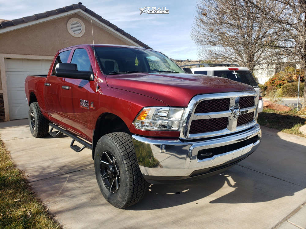 2018 Ram 2500 Wheel Offset Aggressive > 1" Outside Fender Stock ...