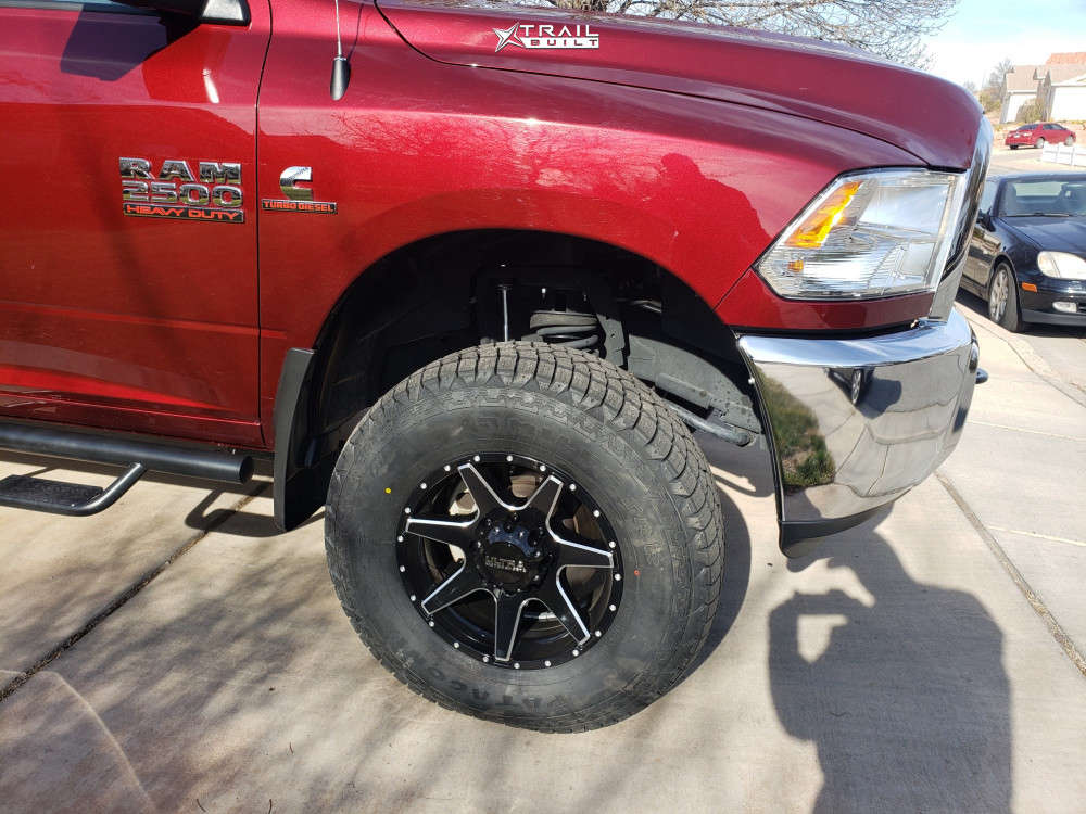2018 Ram 2500 Wheel Offset Aggressive > 1" Outside Fender Stock ...