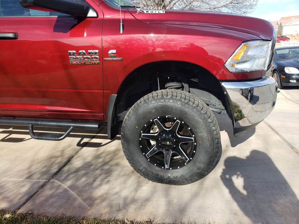 2018 Ram 2500 Wheel Offset Aggressive > 1" Outside Fender Stock ...