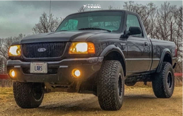 2003 Ford Ranger Wheel Offset Aggressive > 1" Outside Fender Stock ...