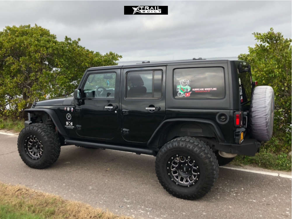 2012 Jeep Wrangler JK Wheel Offset Aggressive > 1" Outside Fender ...