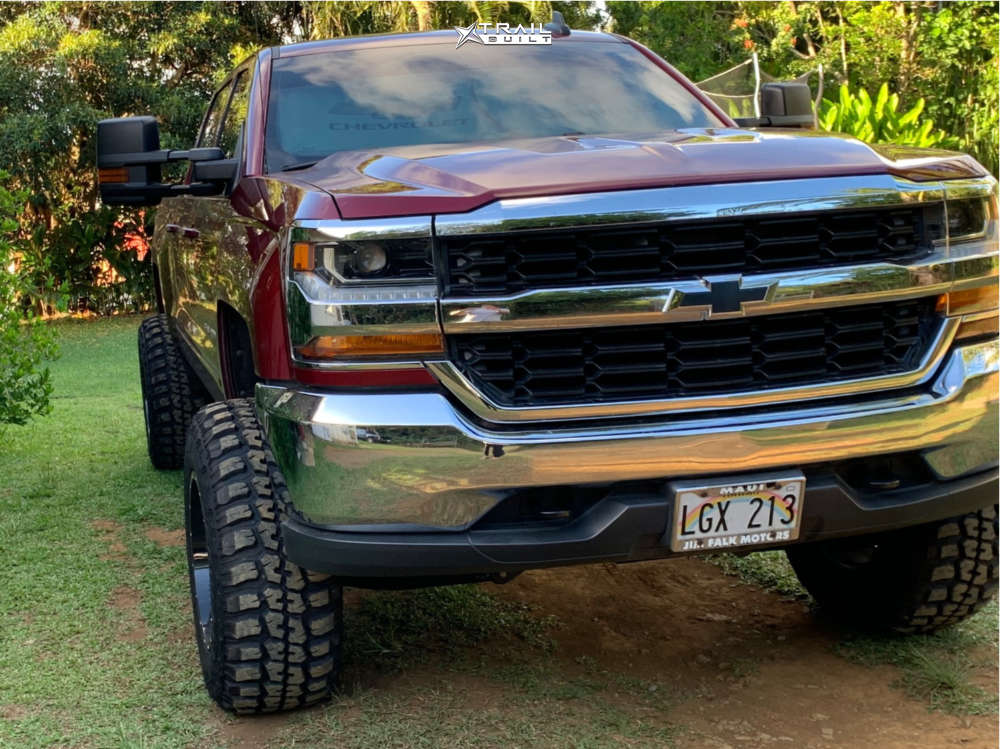 2017 Chevrolet Silverado 1500 Wheel Offset Aggressive > 1" Outside ...